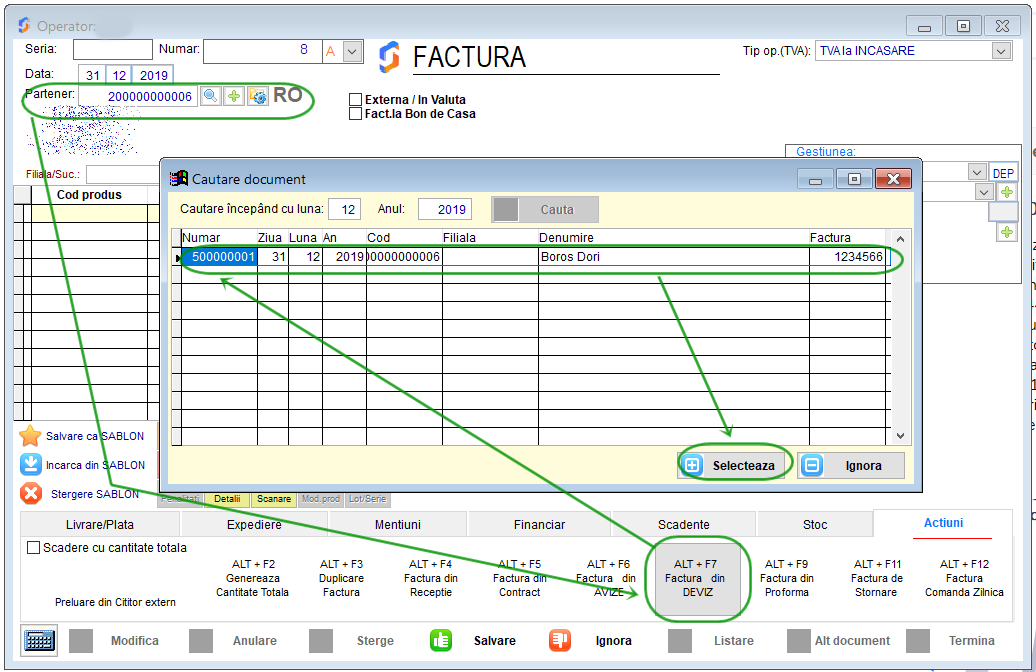 Service auto - Mod de lucru - SoftPro