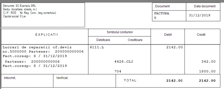 Service auto - Mod de lucru - SoftPro