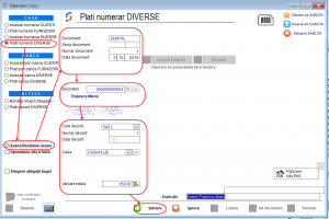 Operare deconturi angajați - SoftPro