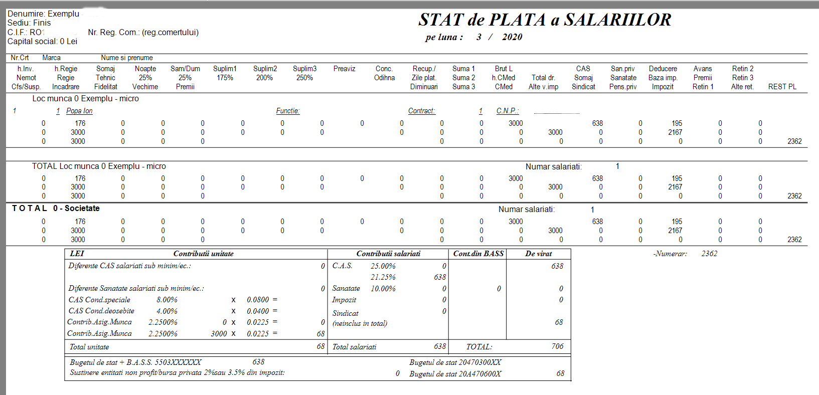 WinSal - Facilități construcții, agricultură sau IT - SoftPro