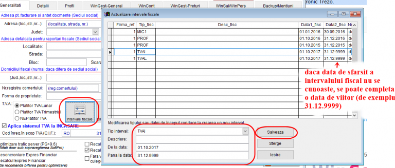 WinConta - Închidere TVA, particularități TVA la încasare - SoftPro