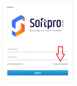 WebSoftPro - Logarea în aplicație - SoftPro