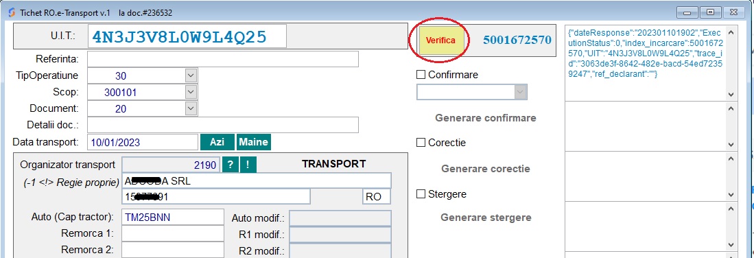 e-Transport - Procedură de lucru - SoftPro