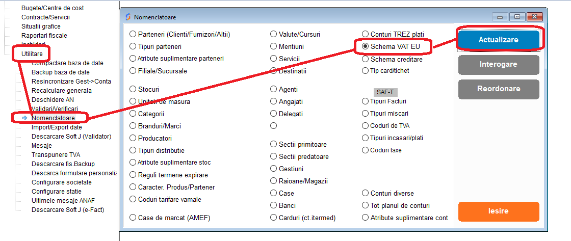 D398 / D399 - Declarația One Stop Shop - SoftPro