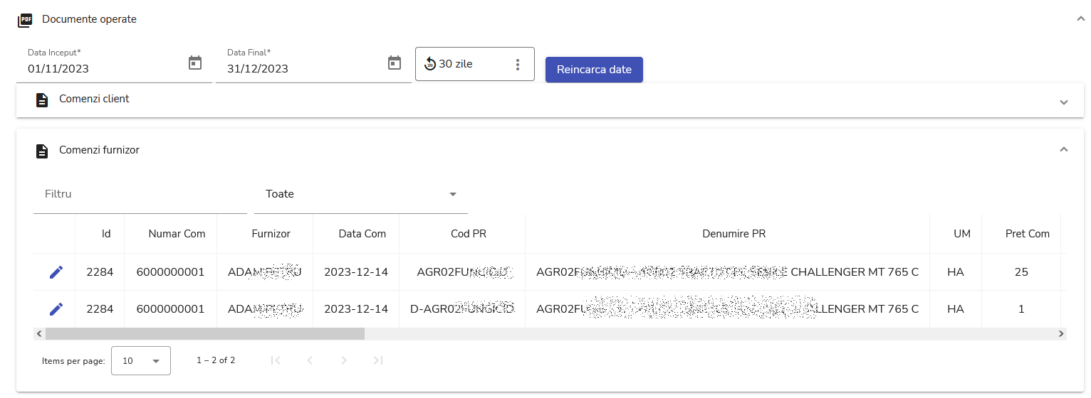 WebSoftPro - Operarea și vizualizarea comenzilor - SoftPro
