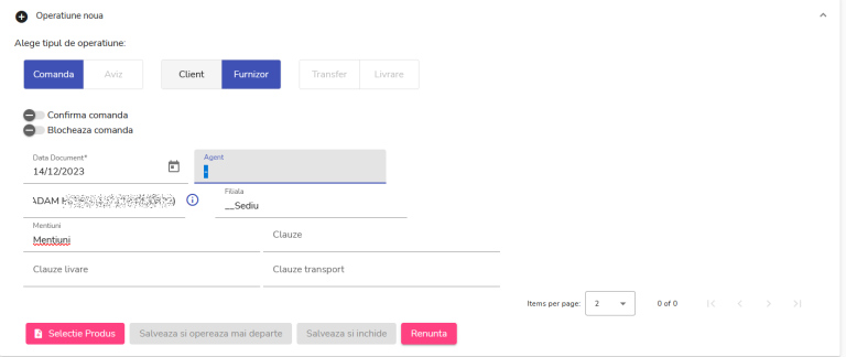 WebSoftPro - Operarea și vizualizarea comenzilor - SoftPro